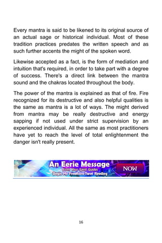 Mantras divine vibrations of the universe | PDF