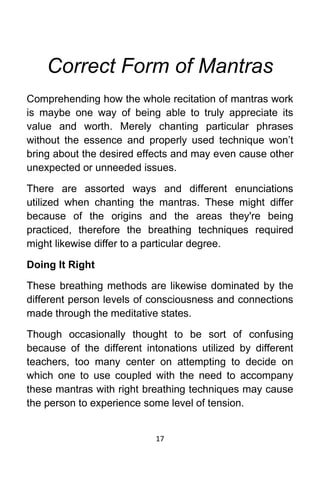 Mantras divine vibrations of the universe | PDF