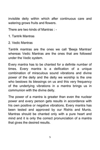 Mantras divine vibrations of the universe | PDF