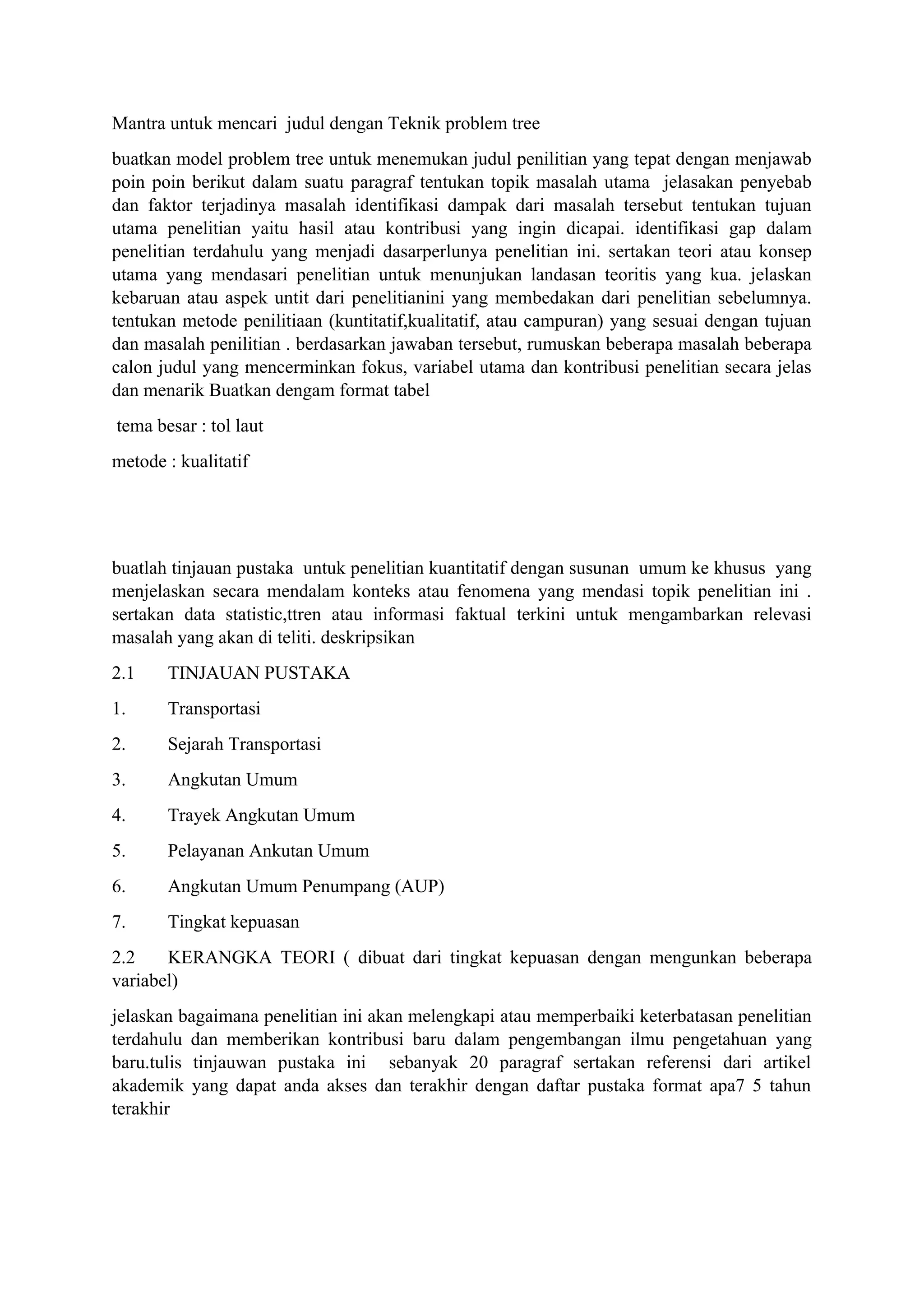 Mantra untuk mencari judul dengan Teknik problem tree.docx