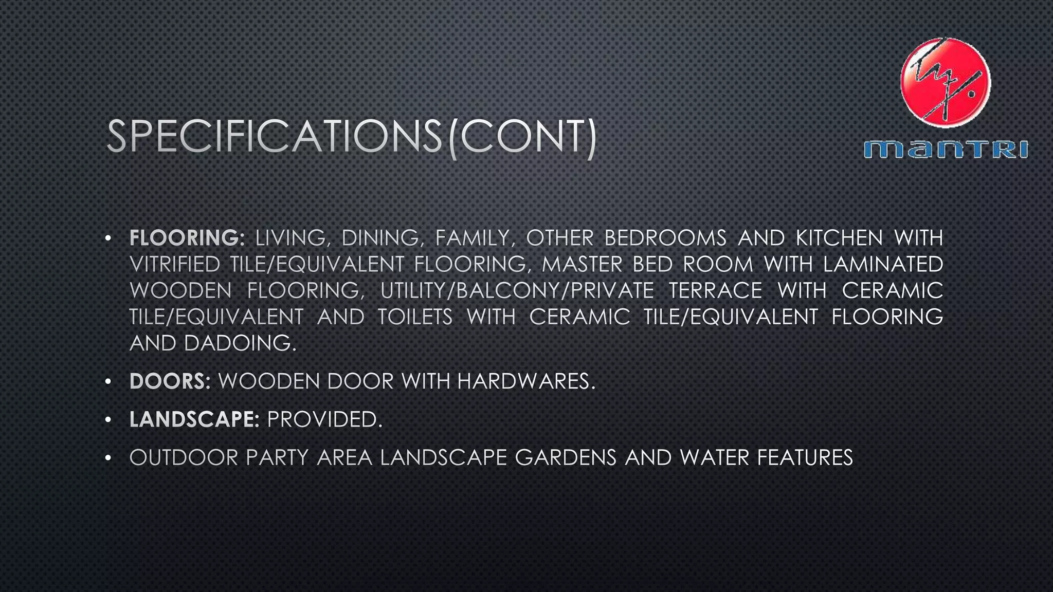 Mantri courtyard | PPT