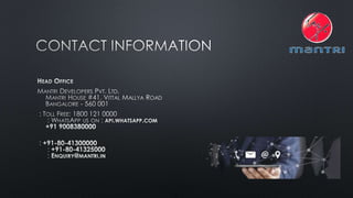 Mantri courtyard | PPT