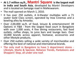 Mantri mall by param | PPTX