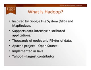 Hadoop and MapReduce | PDF | Cloud Computing | Internet