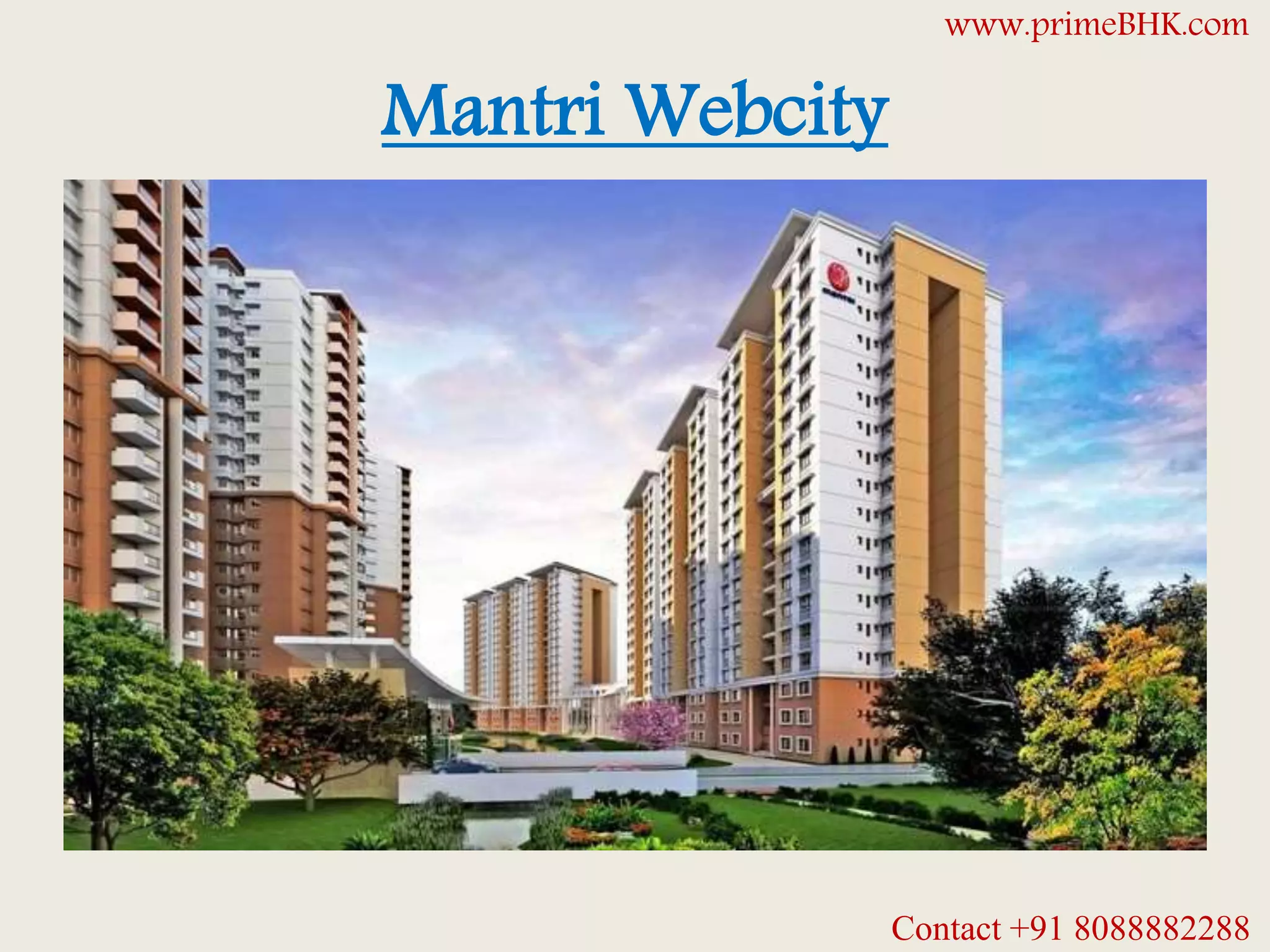 Mantri web city first | PPT