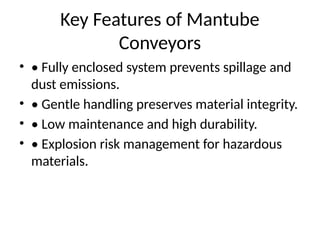 Mantube Conveyor belt SOP presentation 2025.pptx