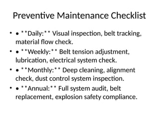 Mantube Conveyor belt SOP presentation 2025.pptx