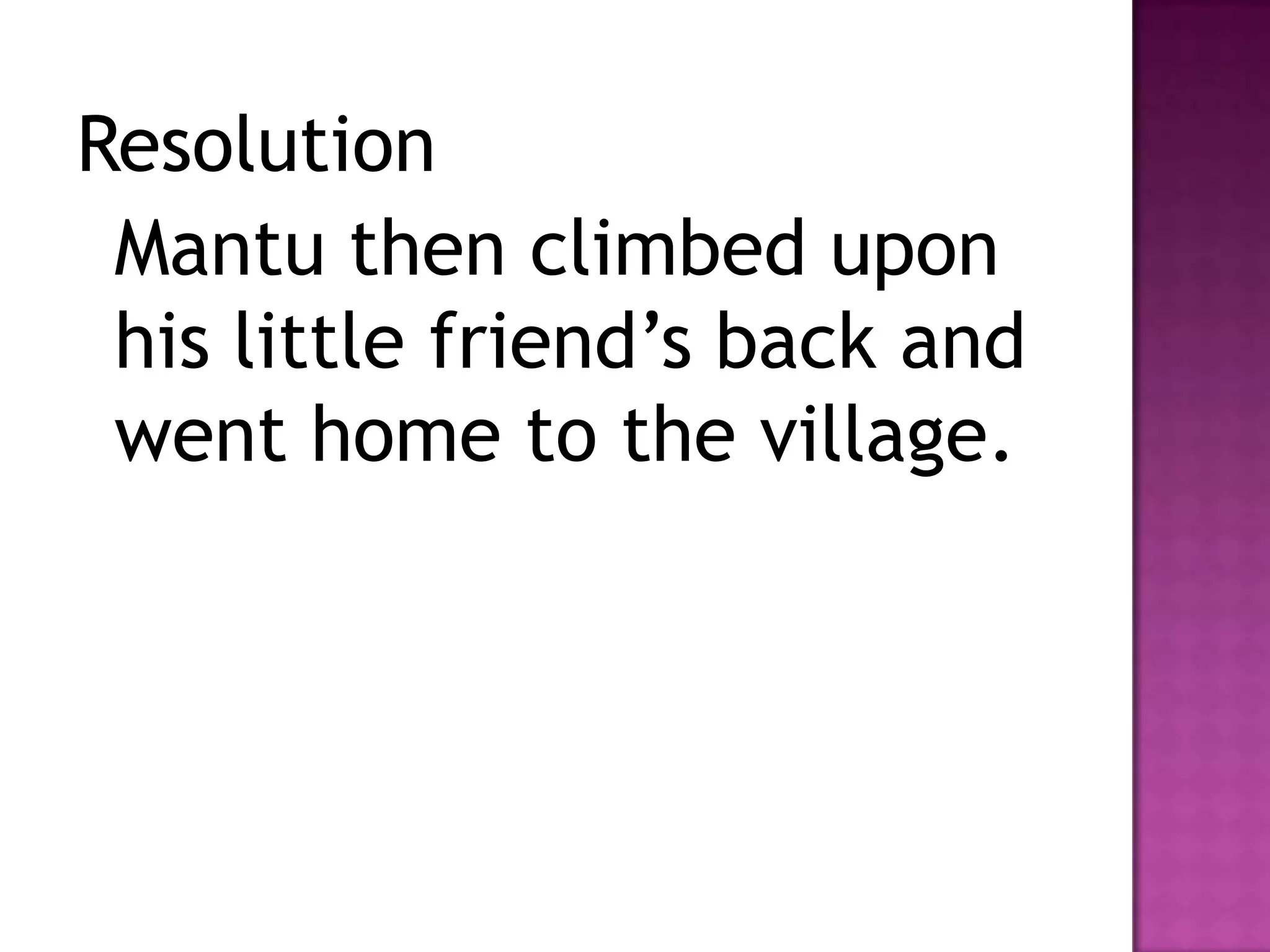 Mantu’s little elephant mirgawati | PPTX