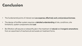 Biofilters for air pollution control | PPTX