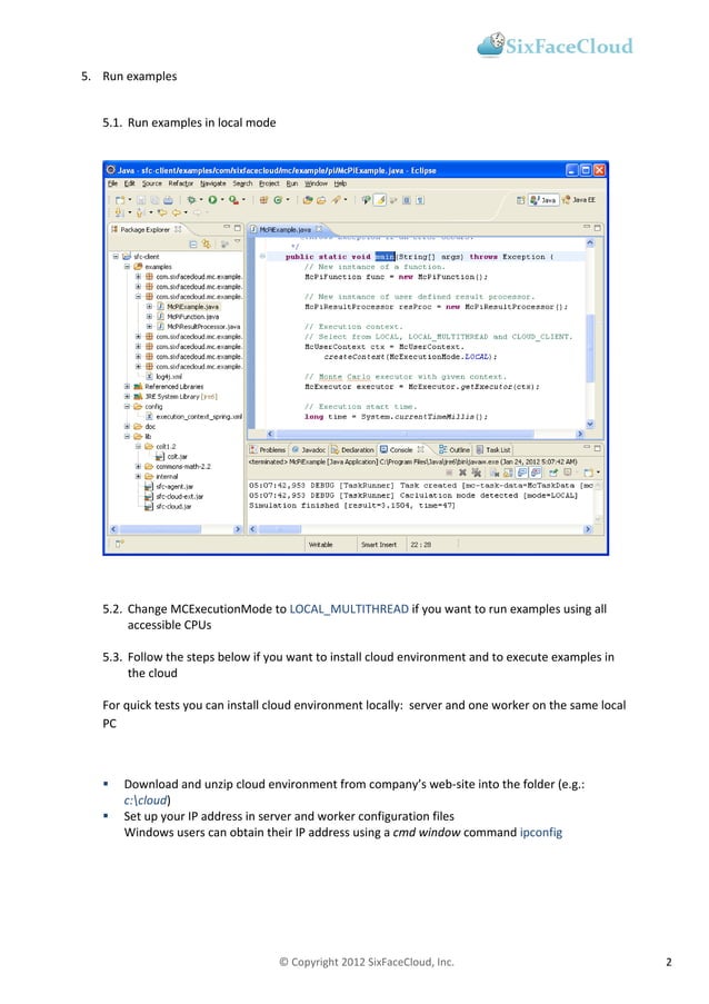 SixFaceCloud Java framework manual | PDF