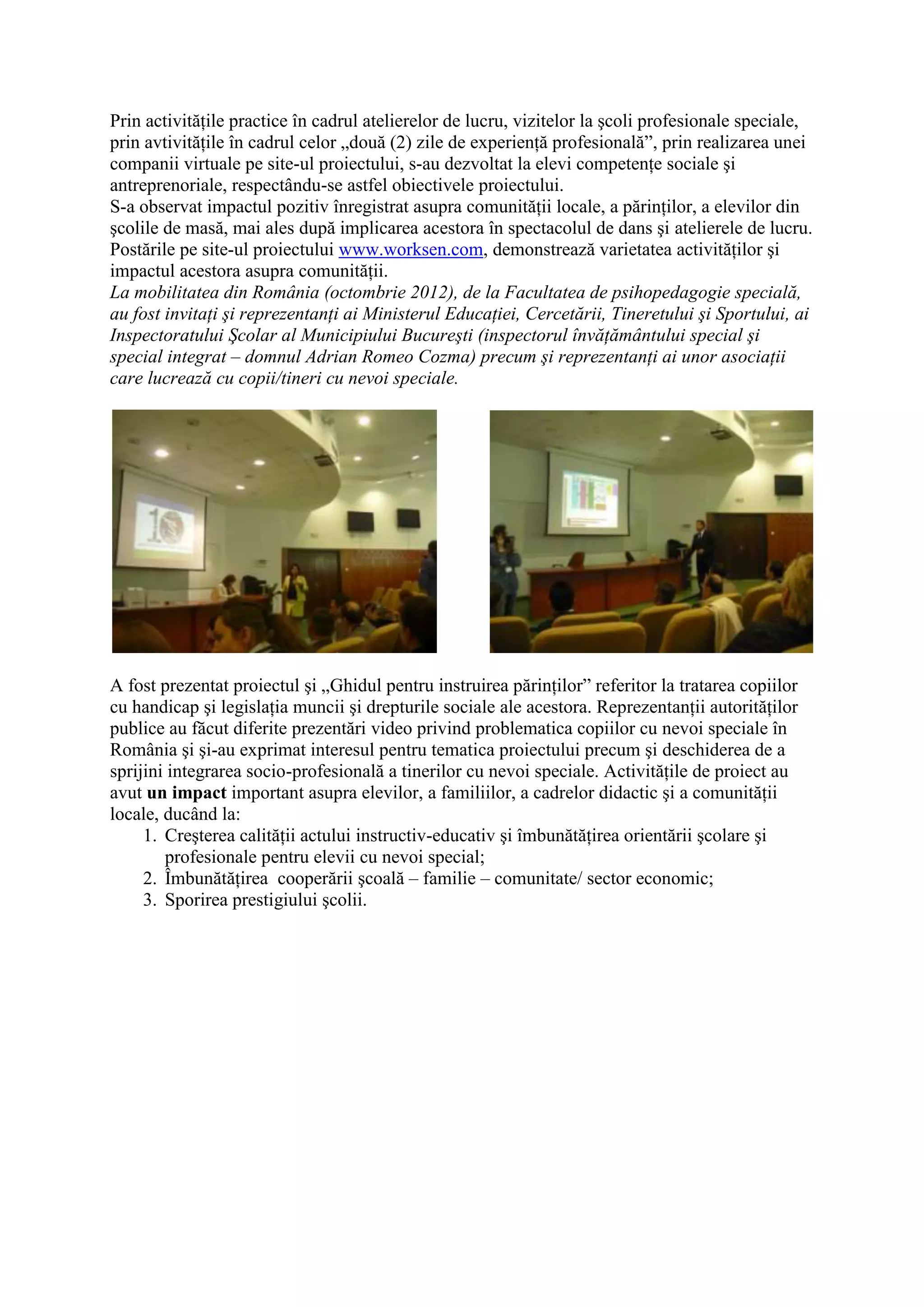 Articol "Bune practici in activitatea cu elevii cu nevoi speciale" | DOCX