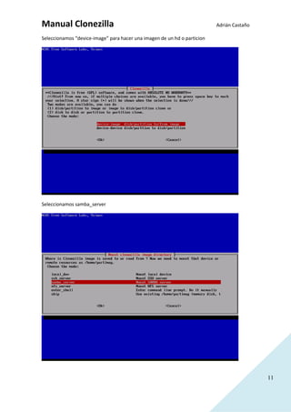 Manual De Clonezilla | PDF