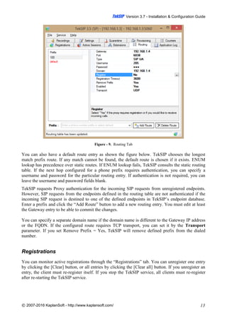 TekSIP Manual | PDF