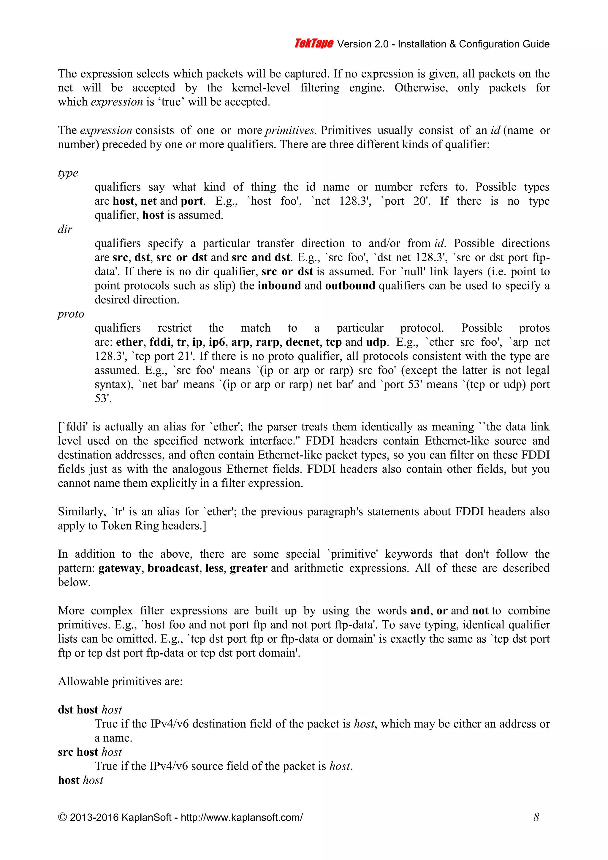 TekTape Manual | PDF