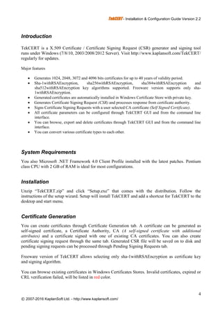 TekCERT Manual | PDF