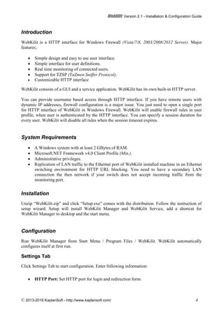 WebKilit Manual | PDF