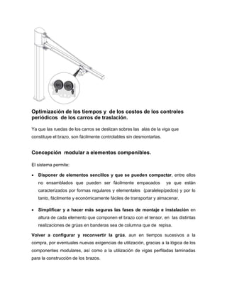 Manual en gruas tipo bandera | PDF