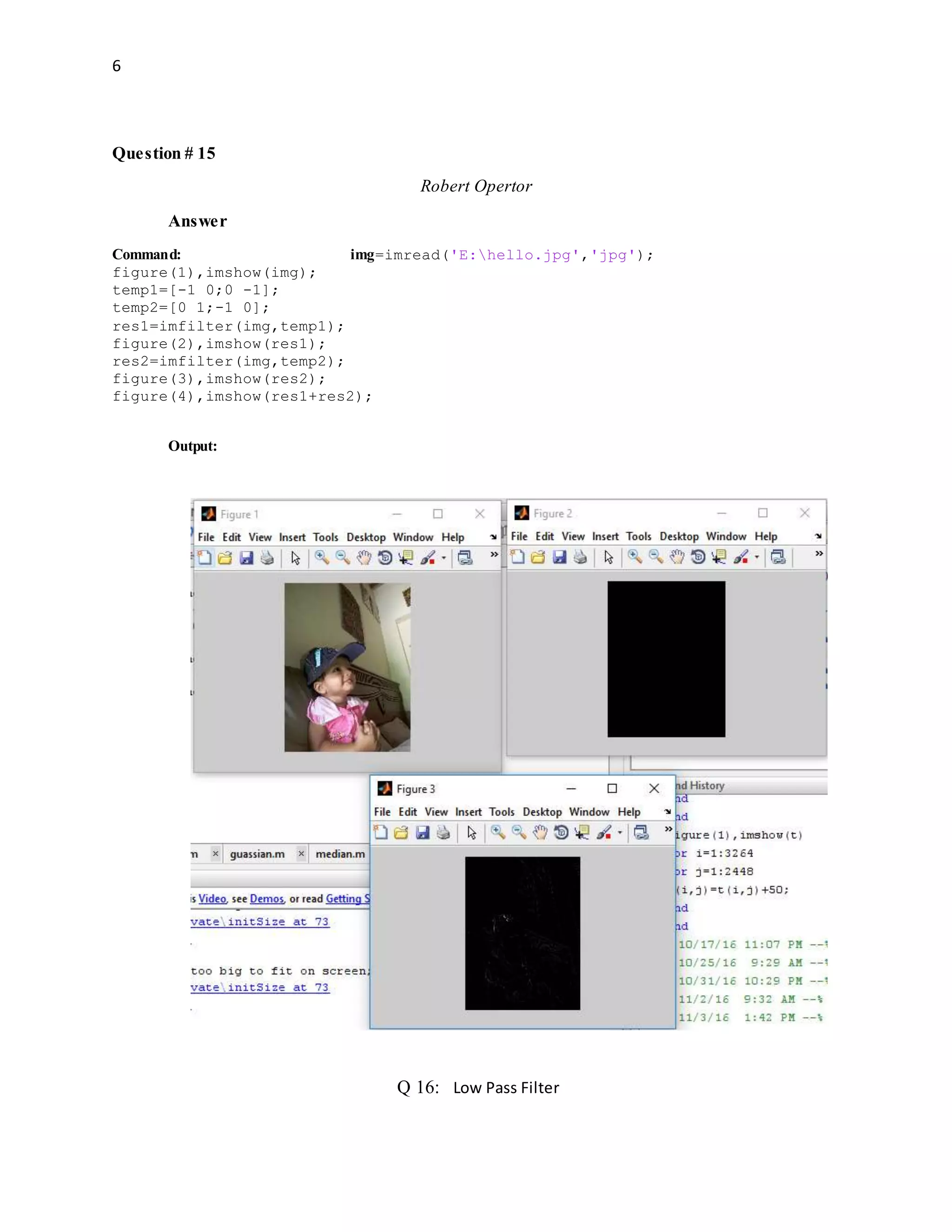 Manual of image processing lab | DOCX