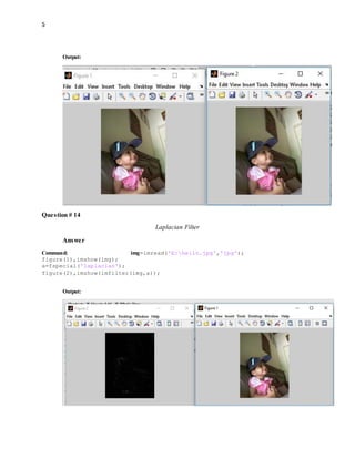 Manual of image processing lab | DOCX