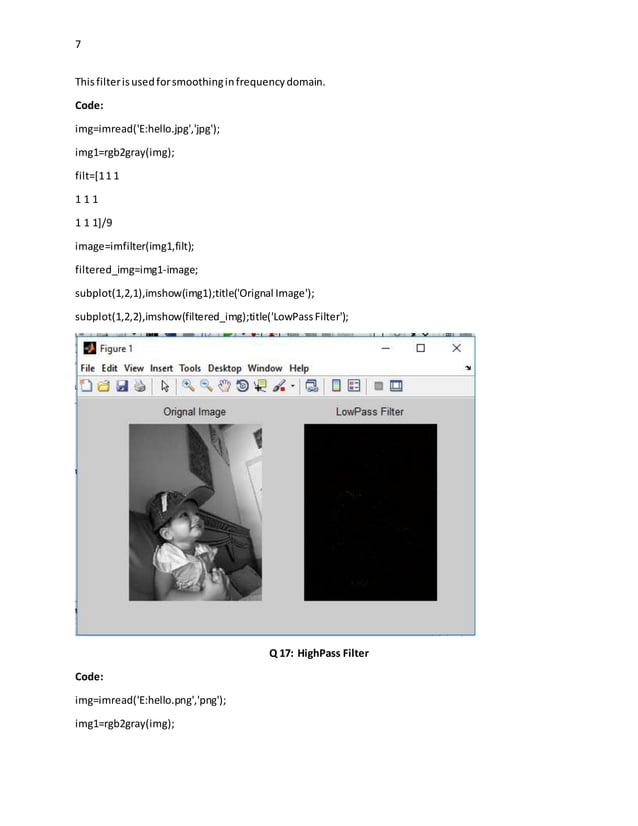 Manual of image processing lab | DOCX