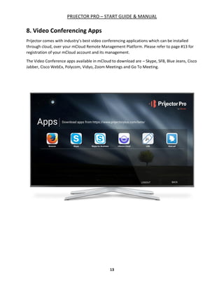 Wireless Presentation System | Prijector Pro - User's Manual | PDF