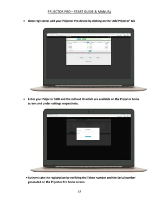 Wireless Presentation System | Prijector Pro - User's Manual | PDF | Computer Peripherals ...