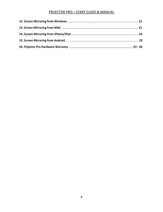 Wireless Presentation System | Prijector Pro - User's Manual | PDF | Computer Peripherals ...