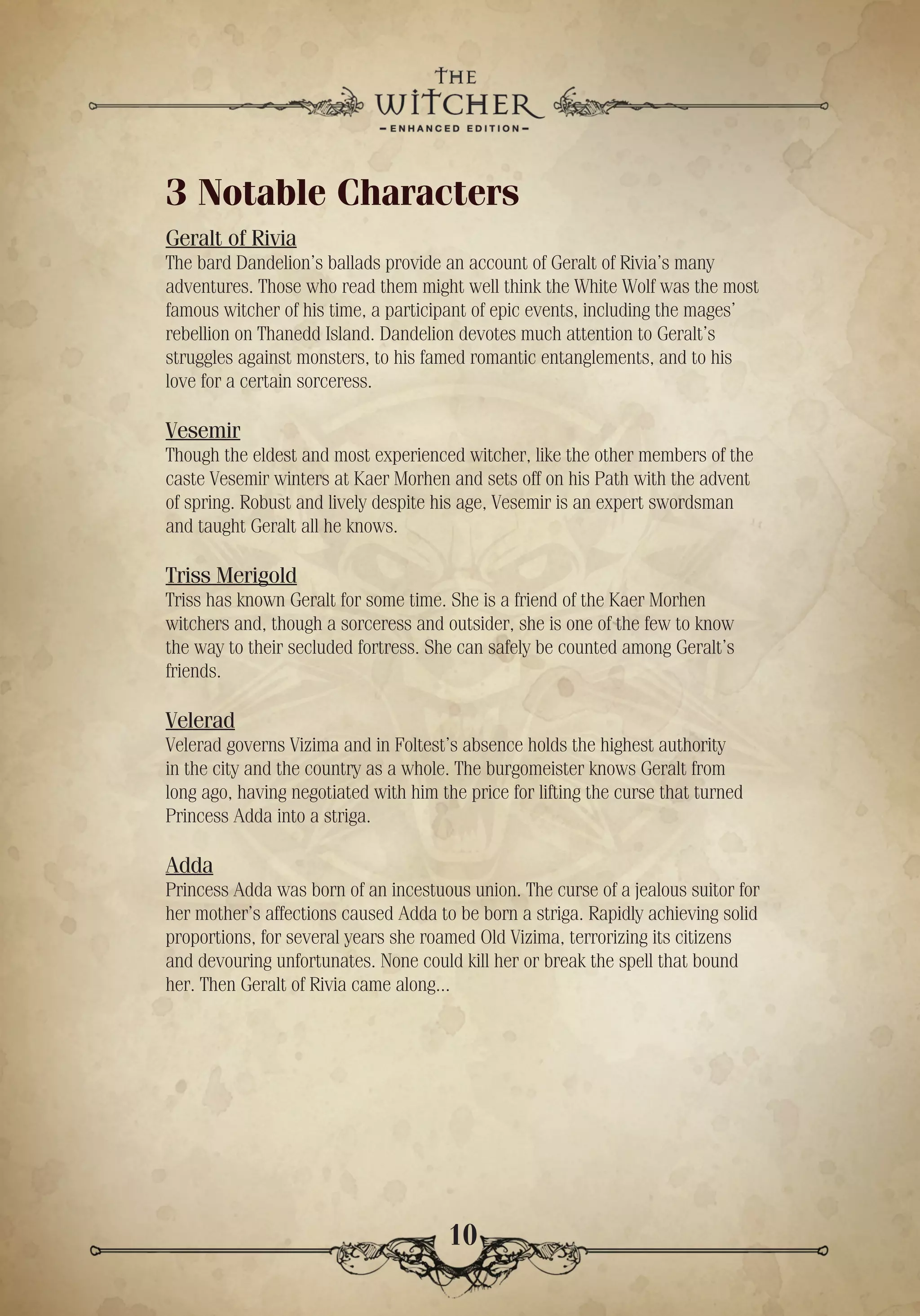 Manual The Witcher | PDF