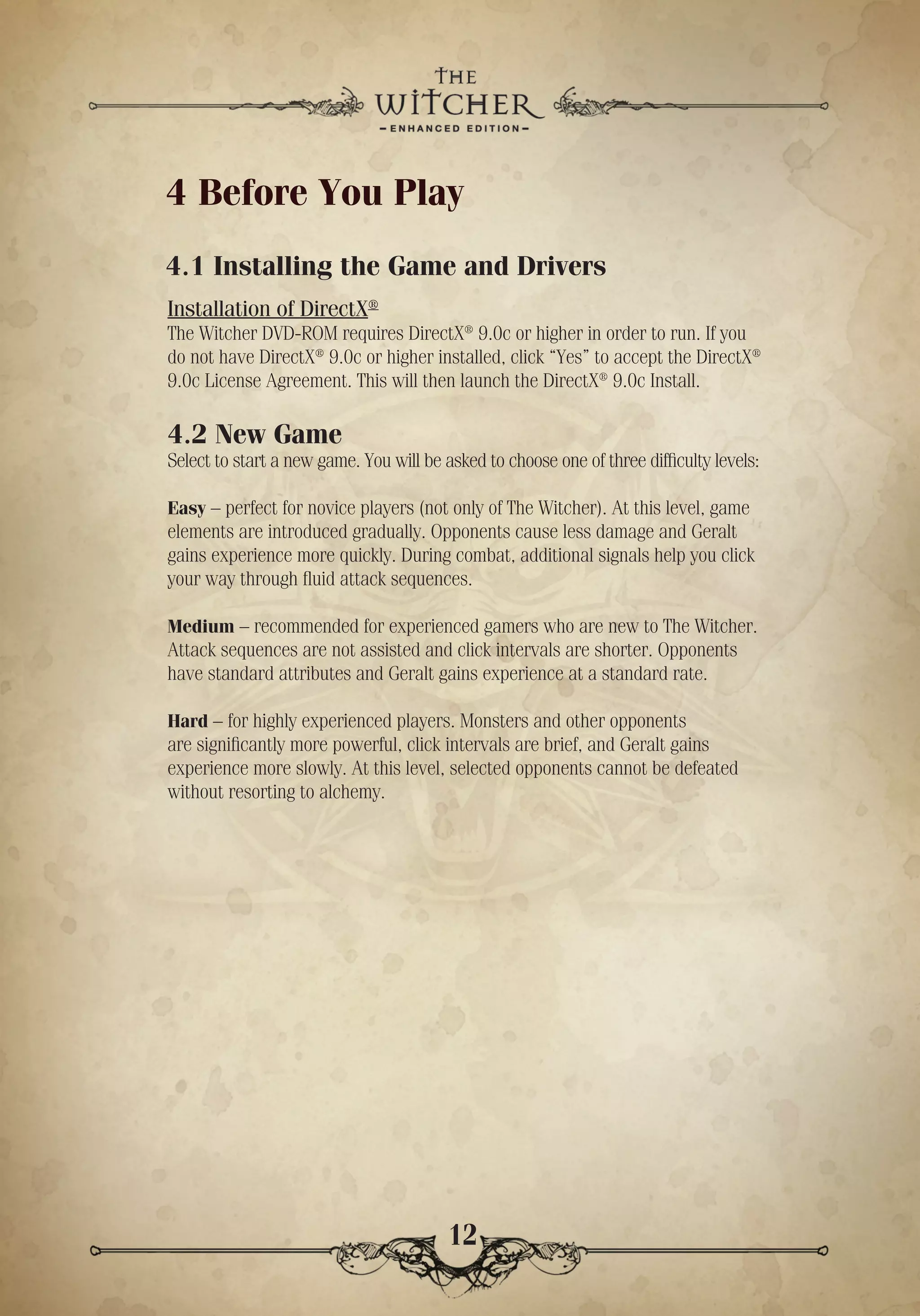 Manual The Witcher | PDF