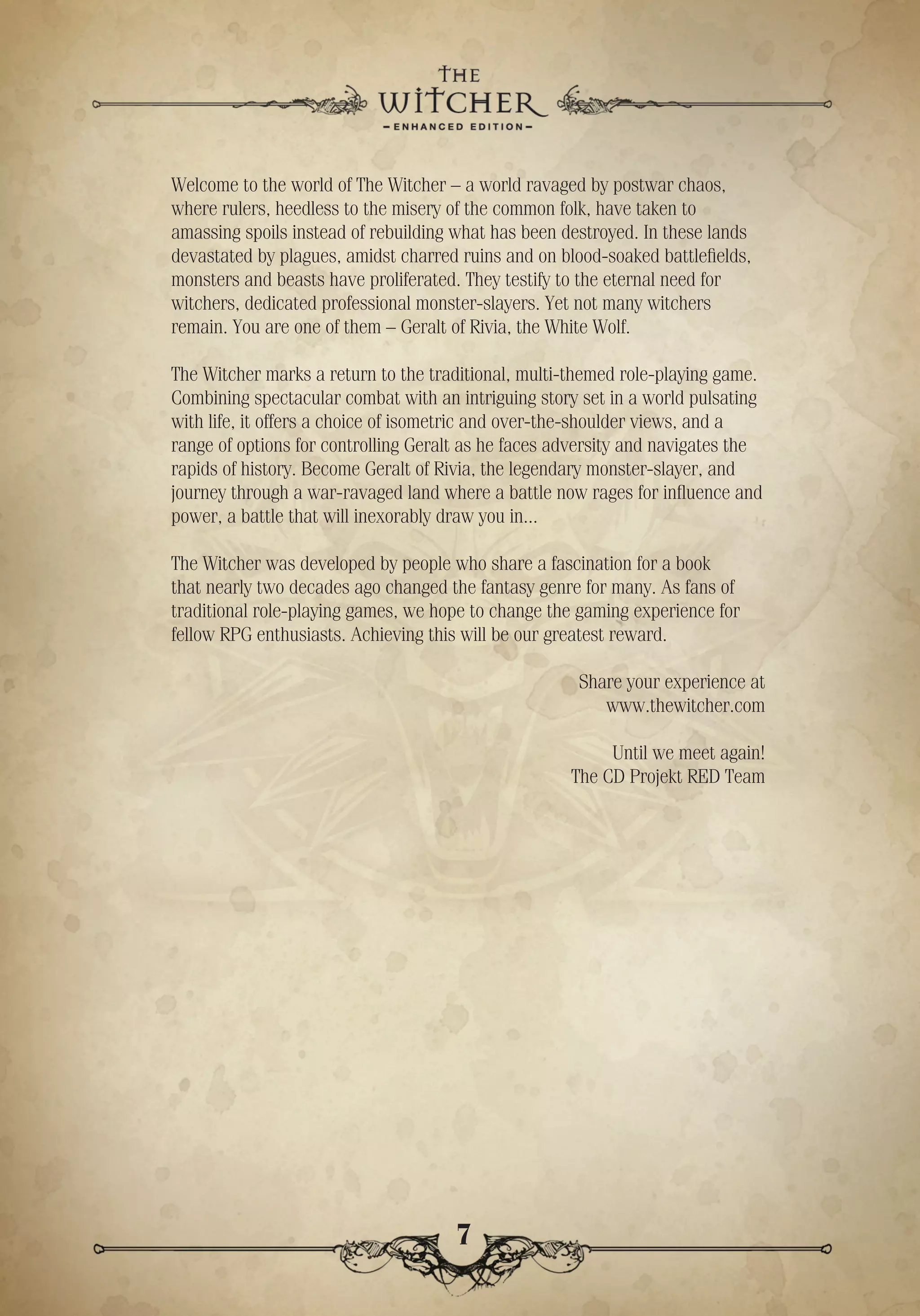 Manual The Witcher | PDF