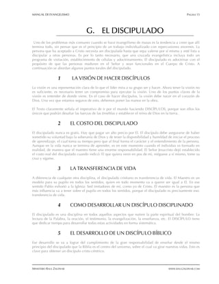 Manual de evagelismo | PDF