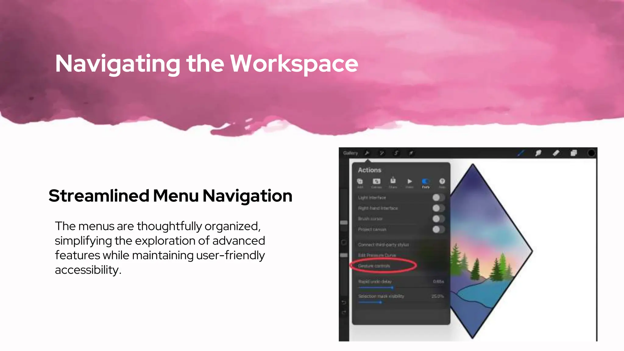 Procreate manual and guide for beginners | PPTX | Graphics Software ...