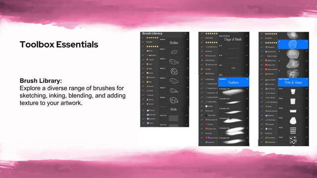 Procreate manual and guide for beginners | PPTX | Graphics Software ...