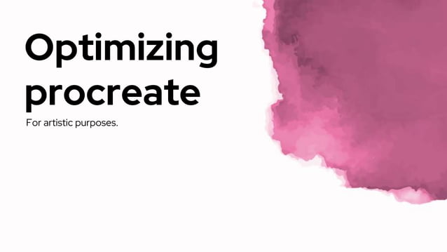 Procreate manual and guide for beginners | PPTX | Graphics Software ...