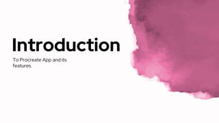 Procreate manual and guide for beginners | PPTX