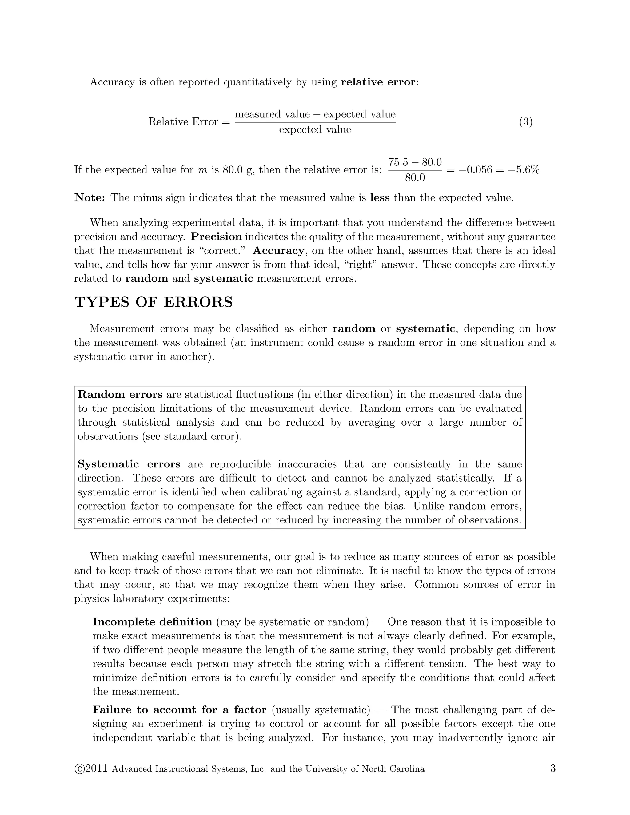 manual.pdf and details about errors analysis | PDF