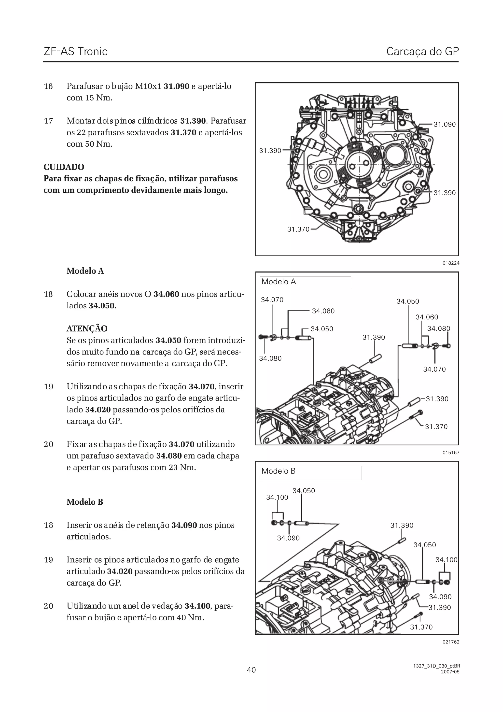 Manual caixa zf astronic | PDF