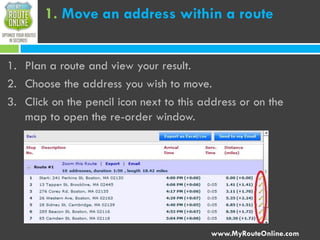Manual changes-user-guide-MyRouteOnline | PDF | Developmental Sites ...