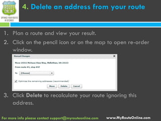 Manual changes-user-guide-MyRouteOnline | PDF | Developmental Sites ...