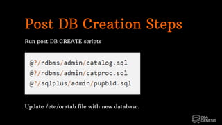 Manual Database Creation | PPT