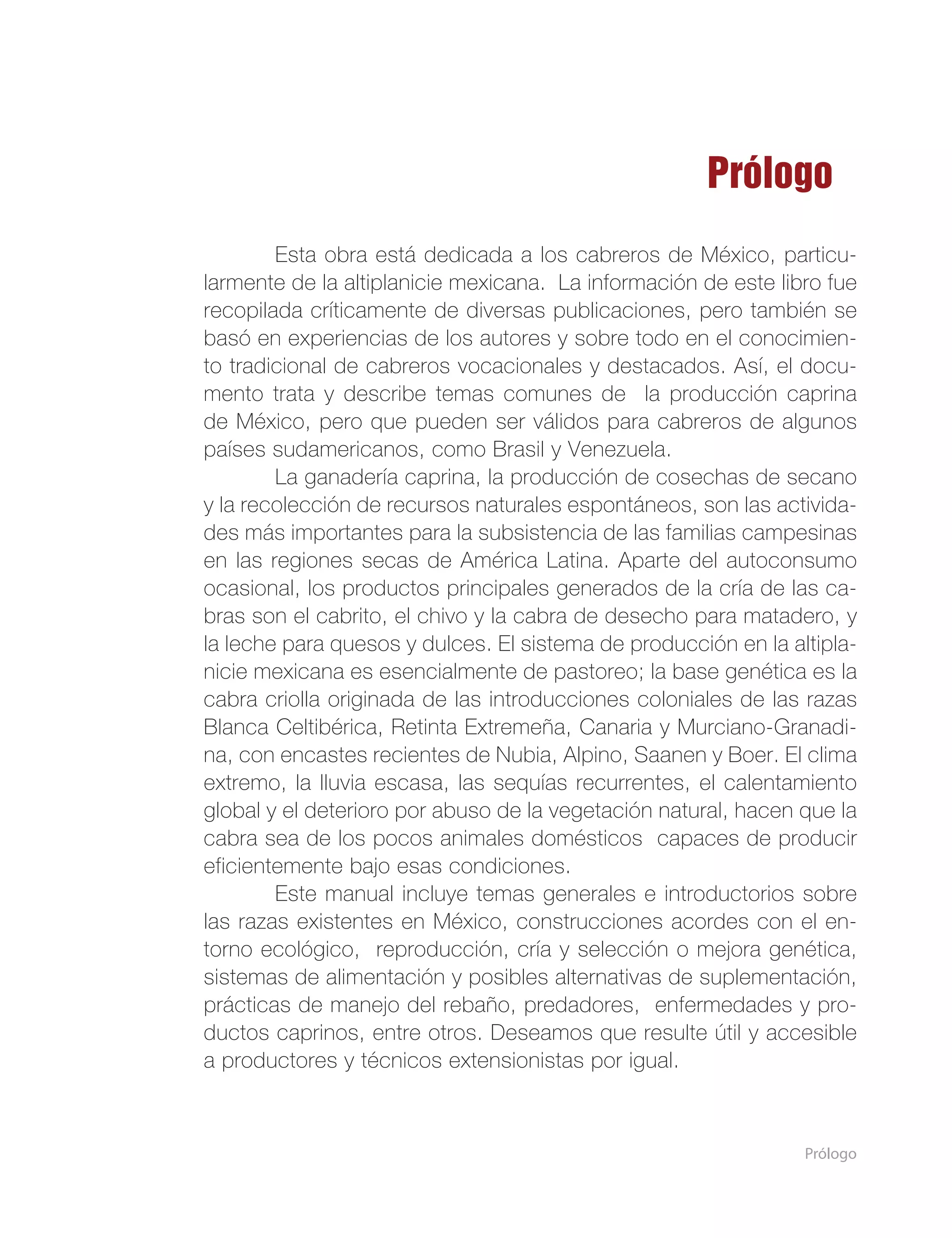 Manual de produccion caprina | PDF