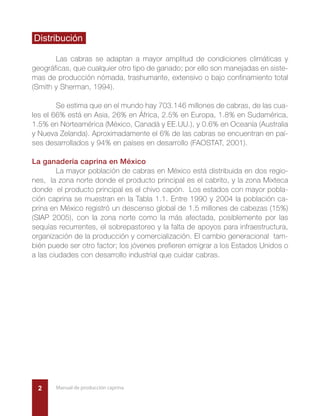 Manual de produccion caprina | PDF