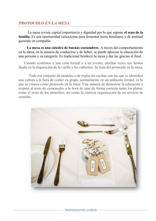 Manual-de-PROTOCOLO-EN-LA-MESA Y BUENOS MODALES | PDF