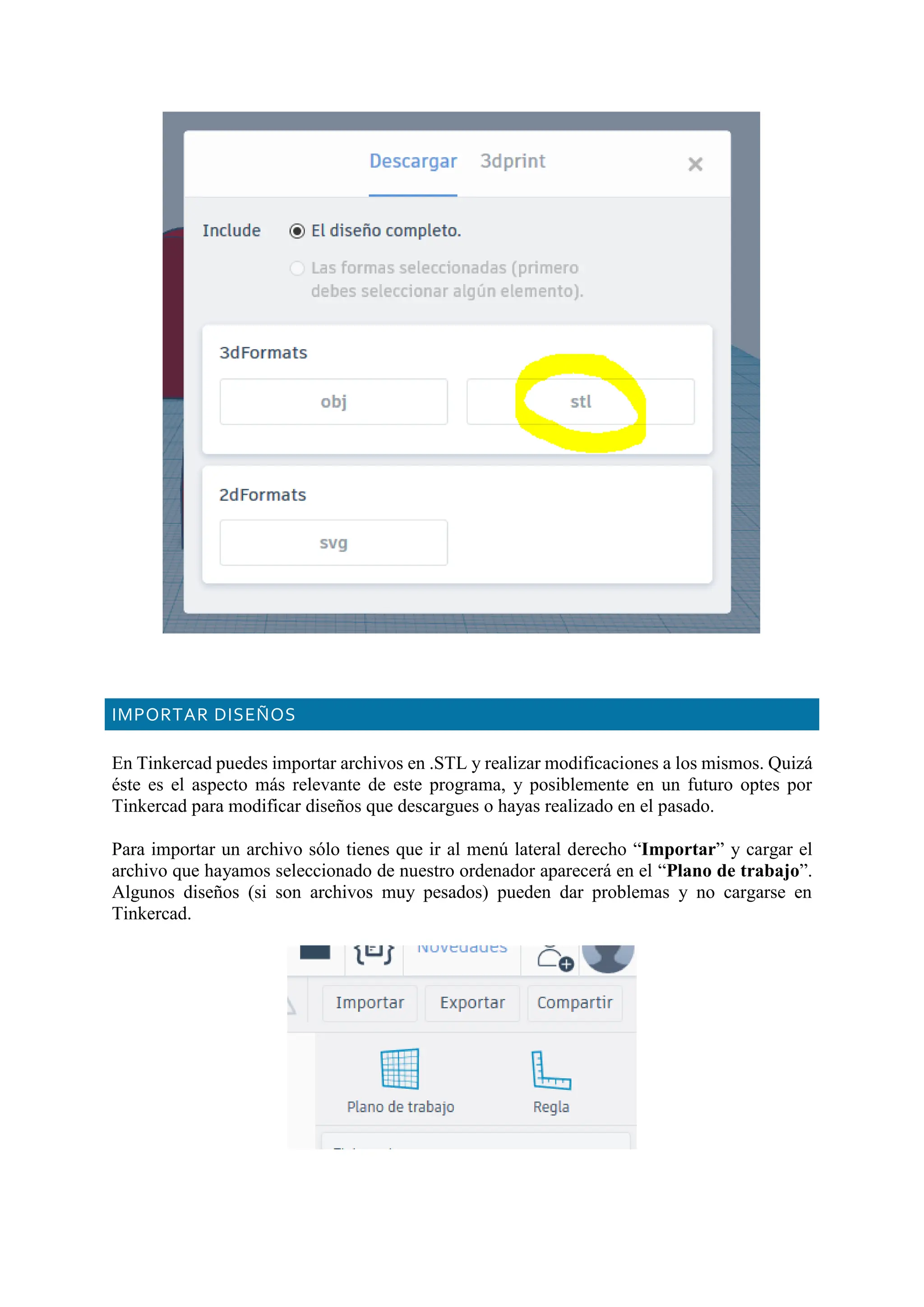 Manual de plataforma tinkercad de diseño 3d y programacion | PDF | 3-D Graphics | Computer ...