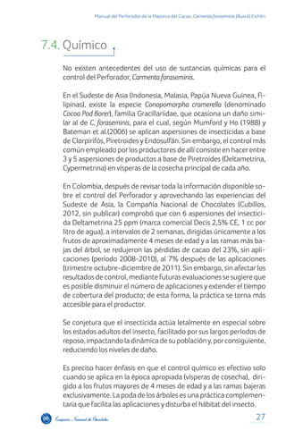 Manual del perforador de la mazorca del cacao | PDF