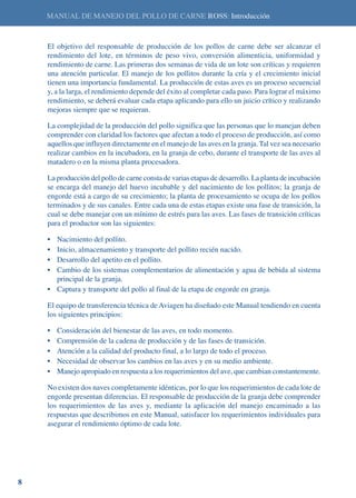 Manual del pollo ross | PDF