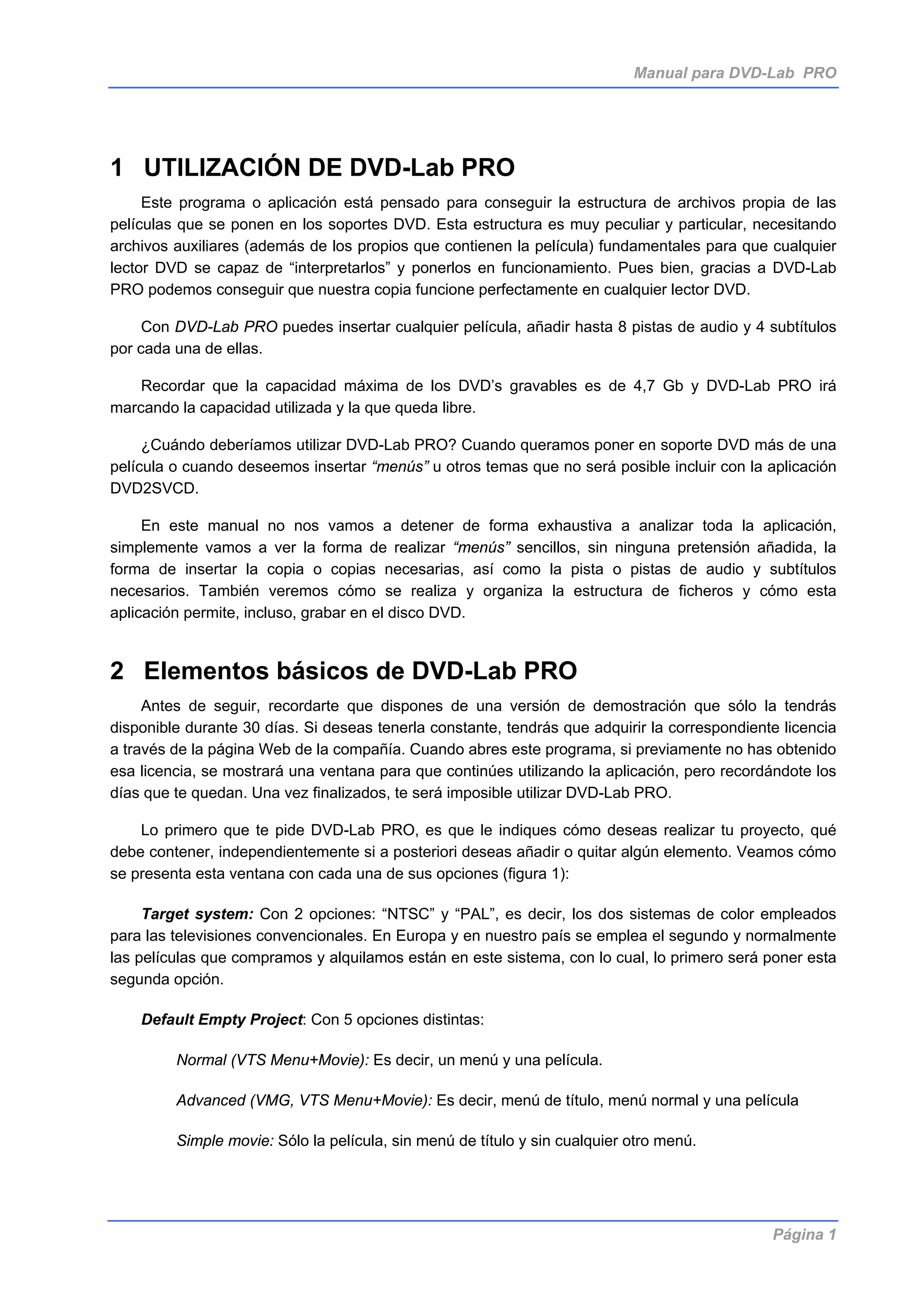 Manual dvd lab-pro | PDF