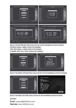 Manual - ED64 Plus - Nintendo 64 - Everdrive Flashcart | PDF