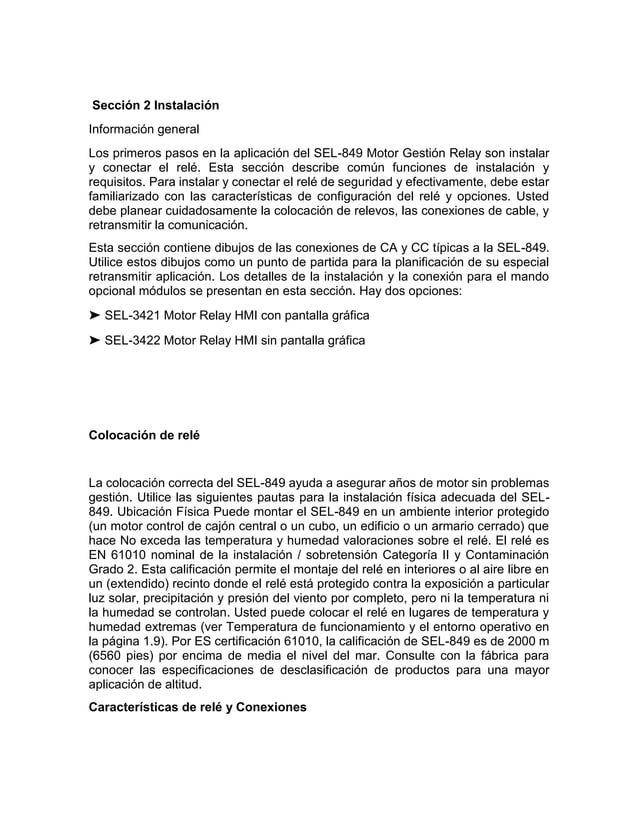 Manual español sel 849 | PDF
