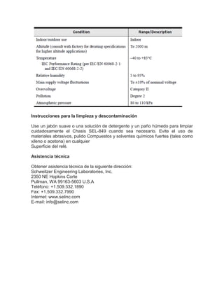 Manual español sel 849 | PDF